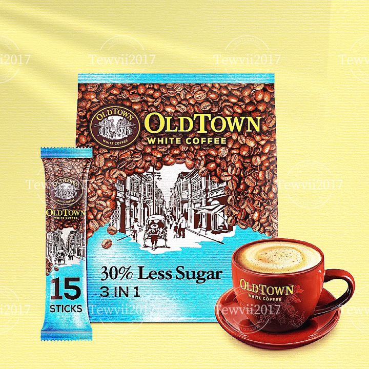 Old Town 3 in 1 White Coffee - Less Sugar (x 15's) | Lazada