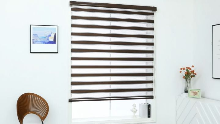 Korean Venetians Duo Roller Blinds for Living Room, Bed Room, Office ...