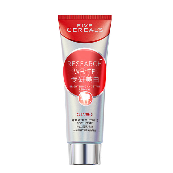 FIVE CEREAL'S | Whitening Toothpaste for Yellow Teeth, Bad Breath, and ...