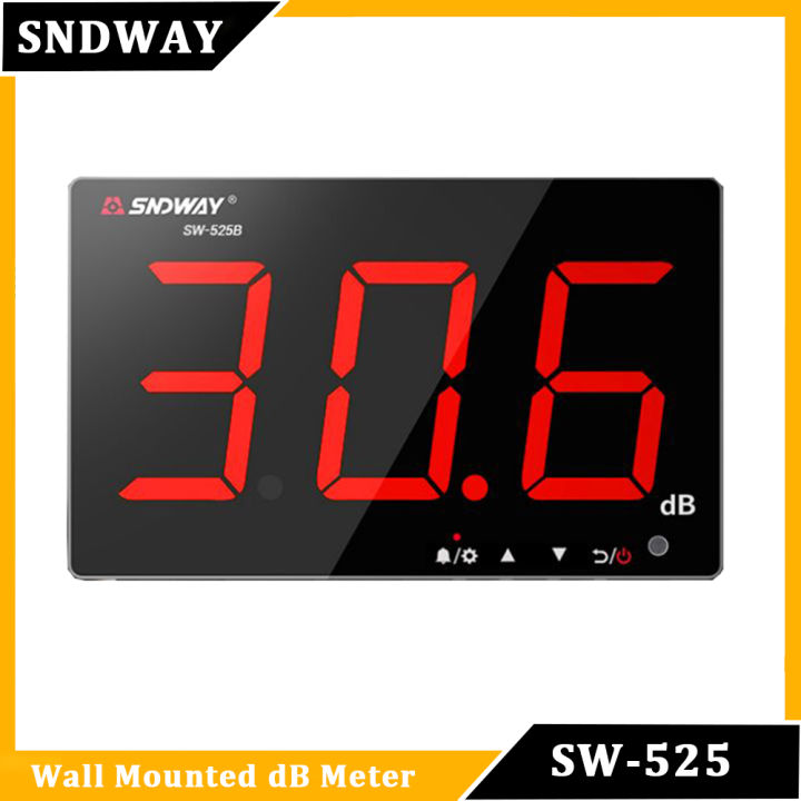 SNDWAY SW-525A Digital sound level meter Noise tester Sound detector ...