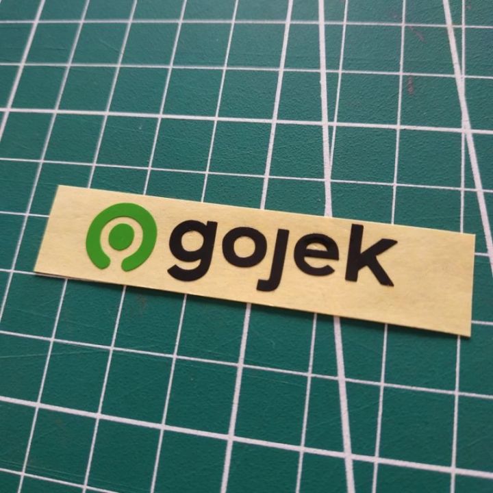 stiker cutting logo timbul gojek | Lazada Indonesia