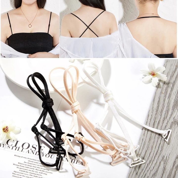 Underwear Accessories Back Shoulder Straps Halter Bra Extension Straps ...