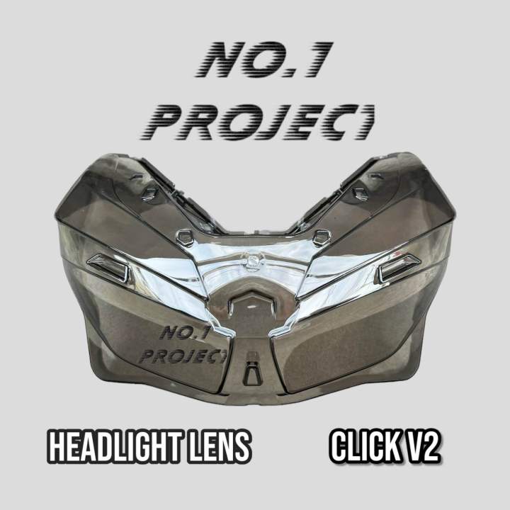HONDA CLICK V3 / CLICK V2 125i/150i HEADLIGHT LENS(CLEAR SMOKEVERSION 2 ...