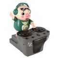 Electric Rock DJ Trendy Pig Toy Intellectual Disc Jockey Baby Sound And ...