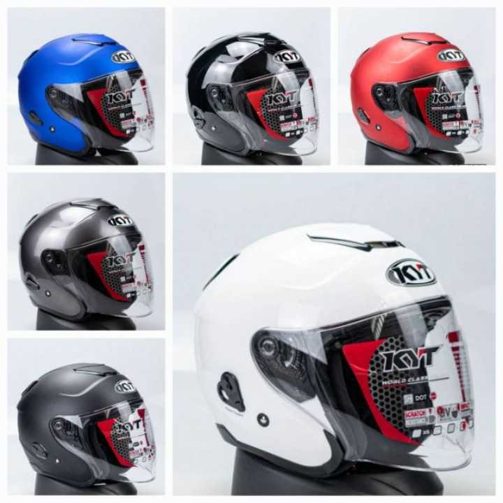 HELM KYT KYOTO R PUTIH DAN WARNA LAIN PULL WARNA | Lazada Indonesia
