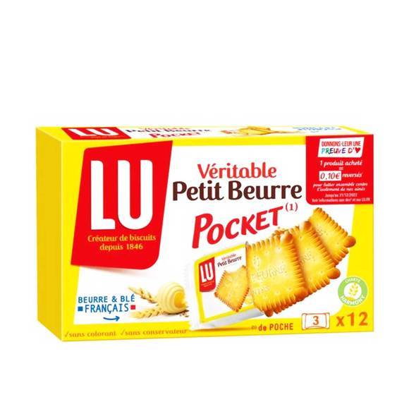 Lu Palmito biscuits feuilletes caramelises sachets fraicheur 100g ...