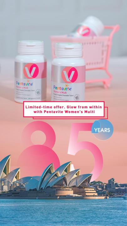 【Upgraded Version】Pentavite Women Multi With Fruits & Veggies 30 ...