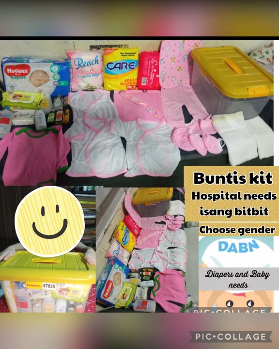 Huggies/ pampers buntis kit hospital needs isang bitbit! | Lazada PH