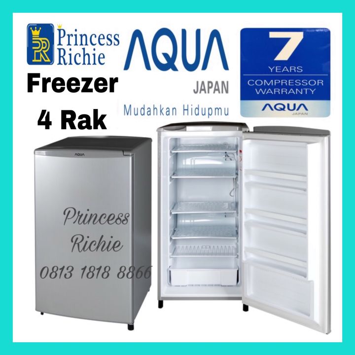 Kulkas Freezer Asi es batu Aqua Sanyo 4 Rak | Lazada Indonesia