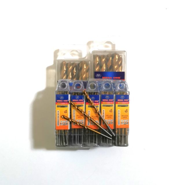 Mega One Metal Drill Bit 1/8 5/32 3/16 1/4 5/16 3/8 Bakal Stainless ...