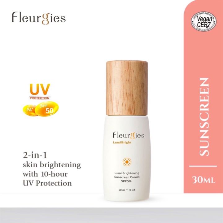 {Authentic} HerbaLine Fleurgies Lumi Brightening Sunscreen Cream SPF50 ...