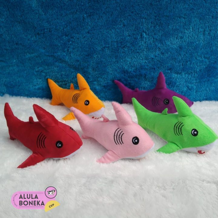 Boneka Hiu Baby Shark Boneka Dolphin Ikan Hiu 35cm | Lazada Indonesia