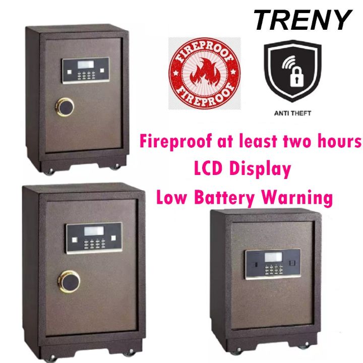 TRENY Digital Safety Box - Fire-resistant / Security Box / Locker ... TRENY Digital Safety Box - Fire-resistant / Security Box / Locker ...