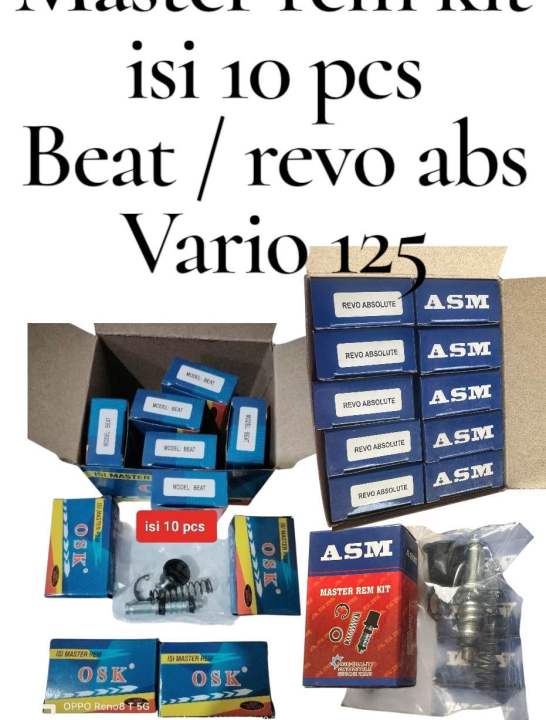 seal master rem kit beat isi 10pcs persamaan. revo absolute. vario ...