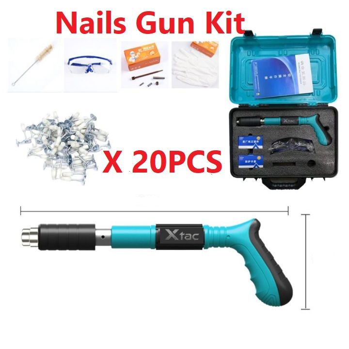 Manual Steel Nails Gun nail gun for concrete(20 Free Nails) rivet nail ... Manual Steel Nails Gun nail gun for concrete(20 Free Nails) rivet nail ...