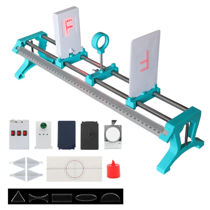 Physical Optics Experiment Kit Optical Bench Set Concave Convex lens ...