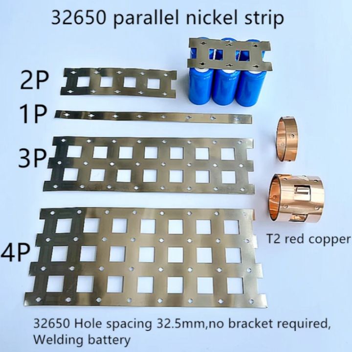 1Meter/Roll32650 2P/3P 4P T2 Copper Strip Lithium Battery Connection ...