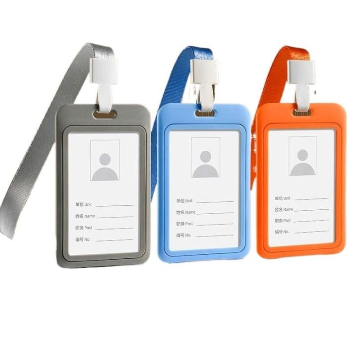 5-Pack ID Card Holder Lanyard Work Badge Chest Card Nursery Pick-up ...