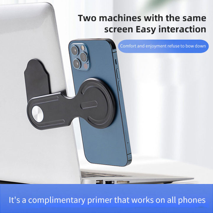 Magnetic Laptop Screen Phone Holder For Magsafe For iPhone 15 14 ...