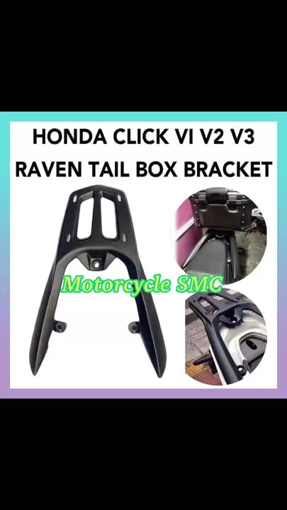 Bracket Tail Box Bracket Top Box Bracket Honda Click 125i/150i v1 v2 Alloy Made in Thailand HRV ...