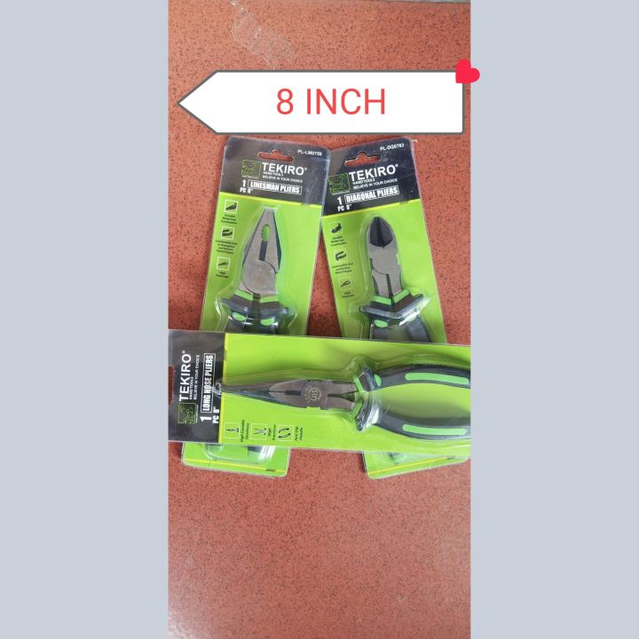 Paket tang set Tekiro 8 inch | Lazada Indonesia