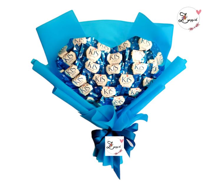 Zayyid24 Buket Snack Permen Love Hadiah Wisuda Ulang Tahun Murah ...