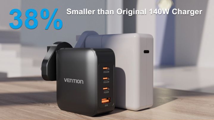 Vention 140W GaN Charger Fast Charging Multi port for iphone apple ...