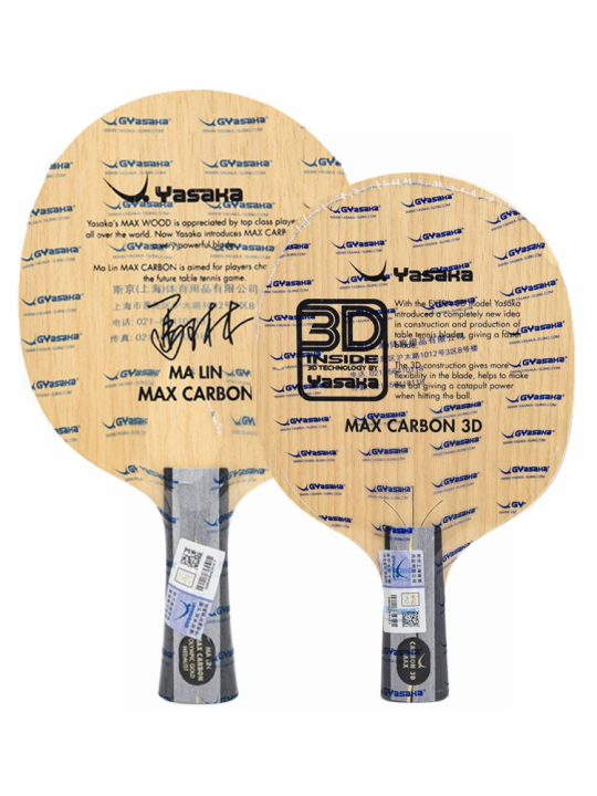 Yasaka Yca Max Ping Pong Paddle Base Board Enhanced คาร์บอนไฟเบอร์ 3d ...
