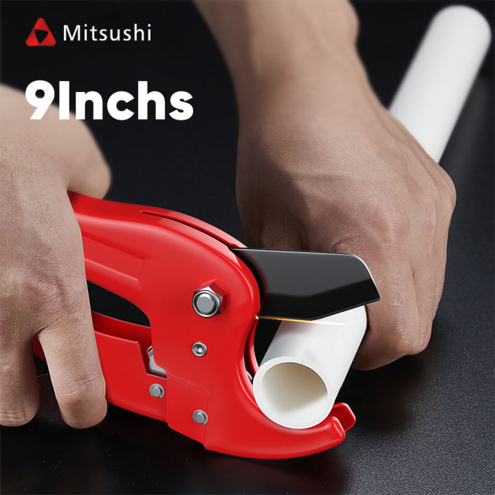 Mitsushi 9inch/8inch Vinyl Pipe Cutter PVC Cutter Tube Cutter for PVC ...