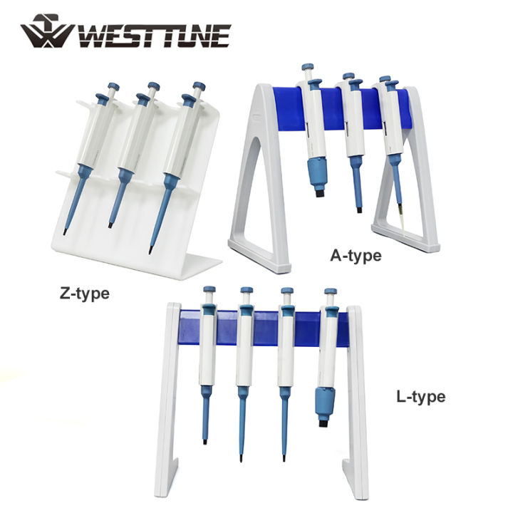 WESTTUNE Laboratory Pipette Rack L-type A-type Z-type Plastic Pipettor ...