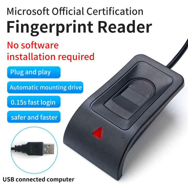 USB Fingerprint Reader Desktop Biometric Scanner Password Free ...