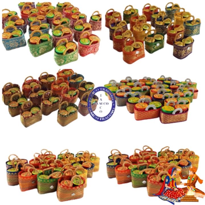 Thamboolam (Door Gift )Manjal Kumkum Basket/Buttai/Nalungu Return Gift ...