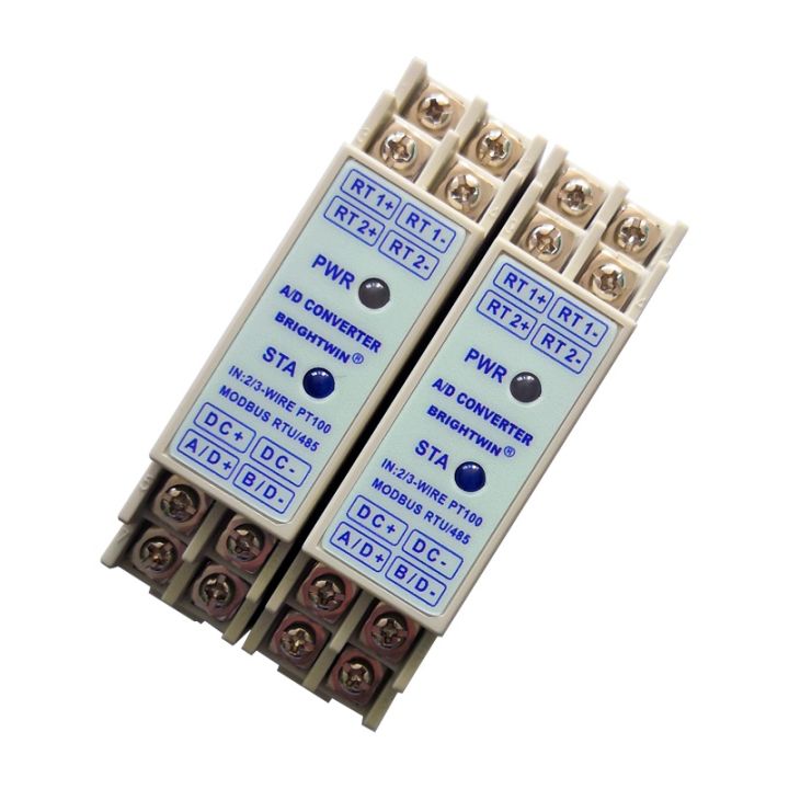 Precision PT100 to RS485 Converter RTD ADC Module PT100 to Modbus ...