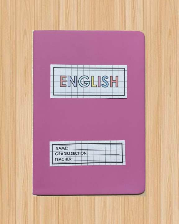 Notebook Stickers(Subjects/Name/Grade/Teacher) | Lazada PH