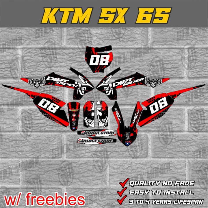 KTM SX 65 decals sticker, laminated | Lazada PH