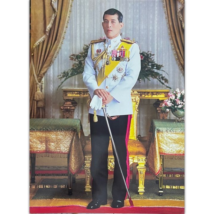 ภาพ ในหลวง ร10 รูปภาพติดผนัง เสริมฮวงจุ้ย ภาพโปสเตอร์ ขนาด 15x21 นิ้ว ...