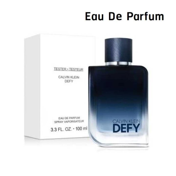 Calvin Klein CK DEFY - EDP 100 ml เทสเตอร์ กล่องขาว | Lazada.co.th