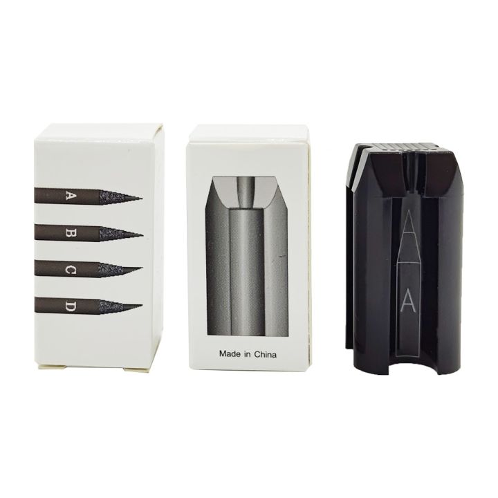4 In 1 Eyebrow Pencil Sharpener Microblading Tattoo Sharpening Tip Thin ...