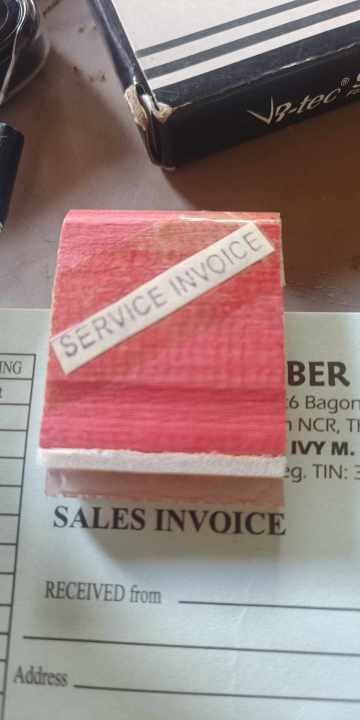 SERVICE INVOICE STAMP | Lazada PH