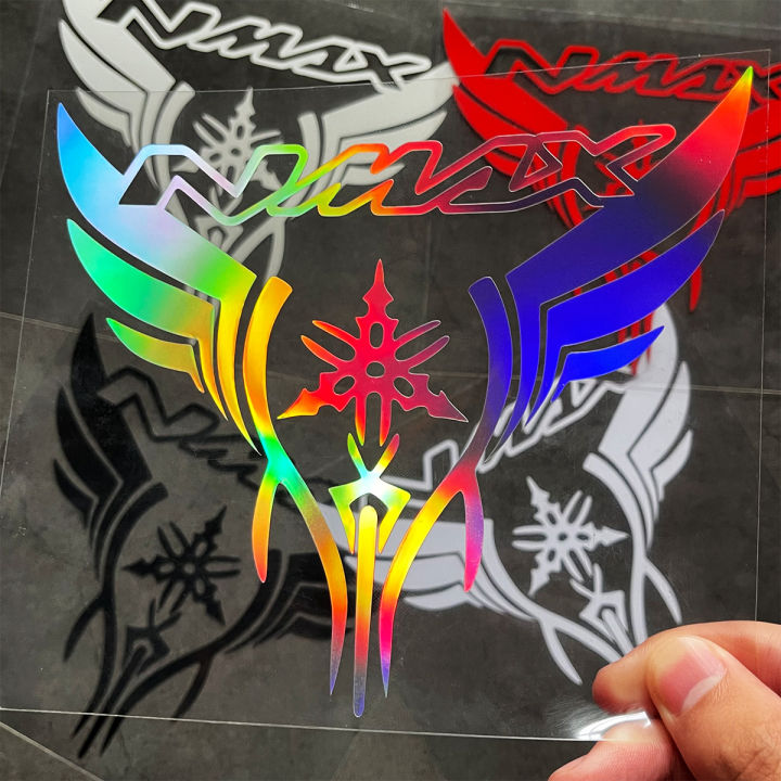 NMAX Motorcycle Sticker Reflective Motorbike Body Windshield Pull ...