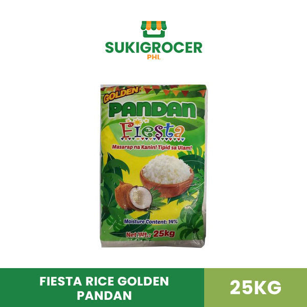 Fiesta Rice Golden Pandan 25kg | Lazada PH