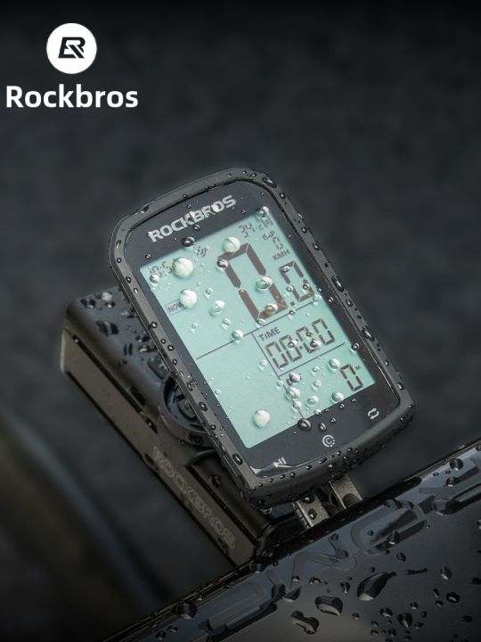 RockBros | GPS Wireless Cycling Speedometer with Odometer and Cadence ...