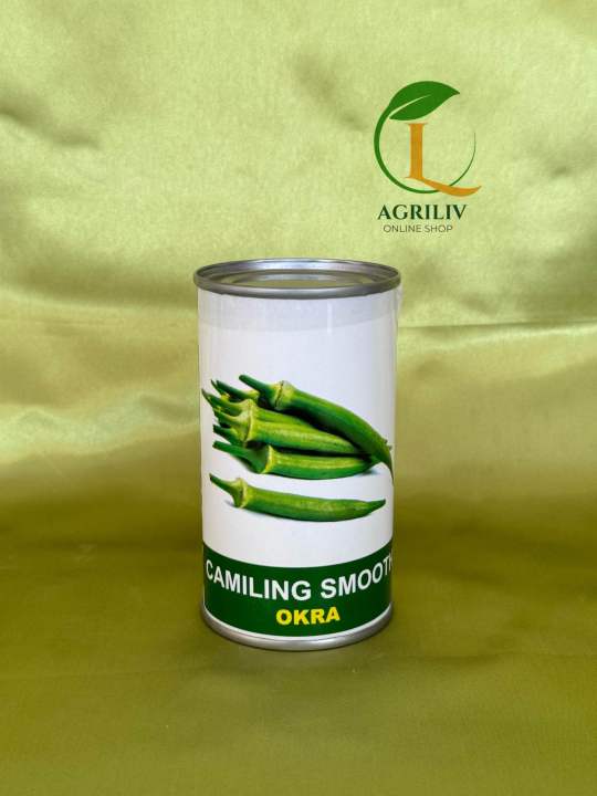 Camiling Smooth F1 Hybrid Okra Seeds Junior Can (Condor Quality Seeds ...