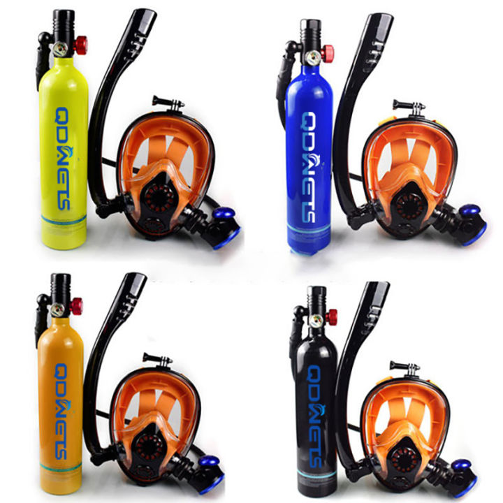 Small Portable Diving Oxygen Cylinder Deep Diving Full Glasses Strap ...