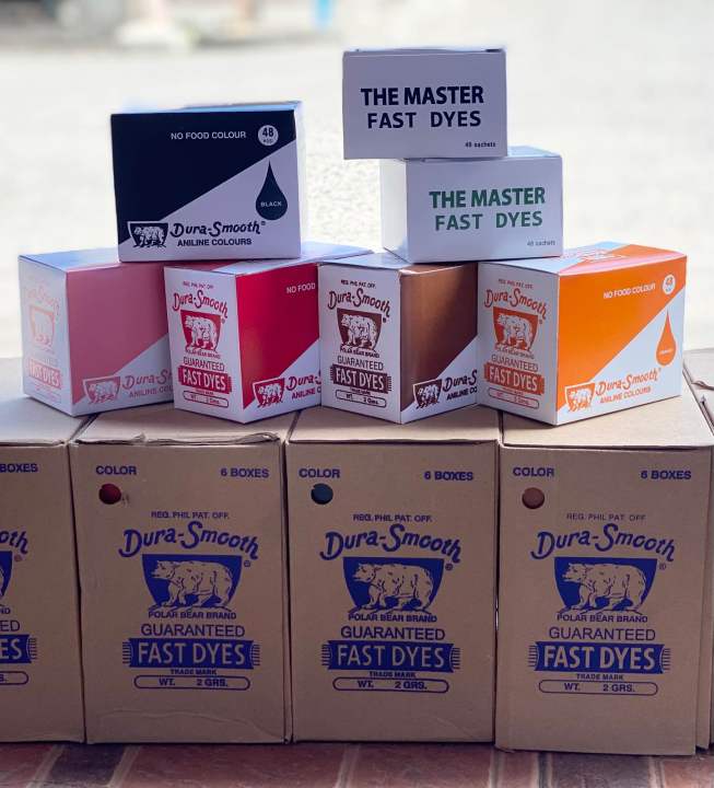 5sachet | Dura Dye Dura Smooth Fast Dyes | The Master | jobus | Fabric ...