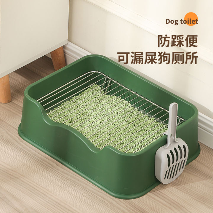 Special Toilet for Dogs Pet Potty Anti-Sticky Poop Dog Sand Basin Urine ...