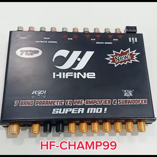 HF-CHAMP99 ปรี 7แบนด์ SUPER MO แยกซับ ท้ายทิฟฟานี่ งานประกอบไทย วอลลุ่ม ...