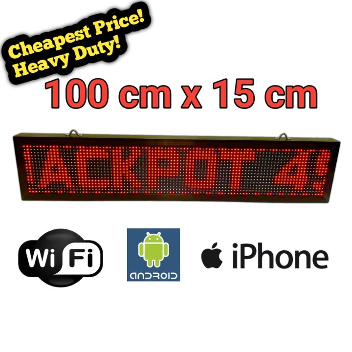 Programmable LED Signage For Lotto Outlet | Lazada PH