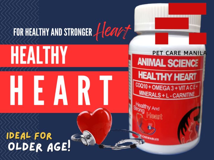 Animal Science HEALTHY HEART (60 Chewable Tablets) | Lazada PH