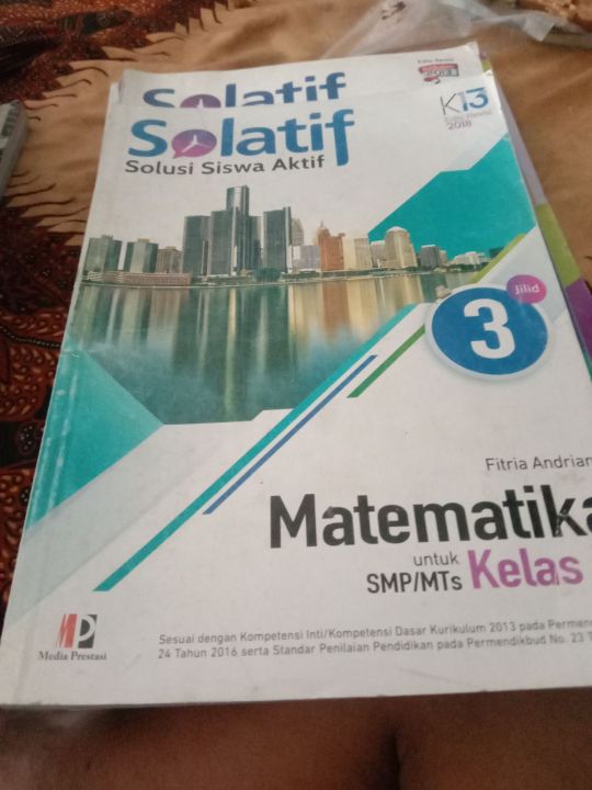 buku solatif solusi siswa aktif matematika SMP kelas IX | Lazada Indonesia